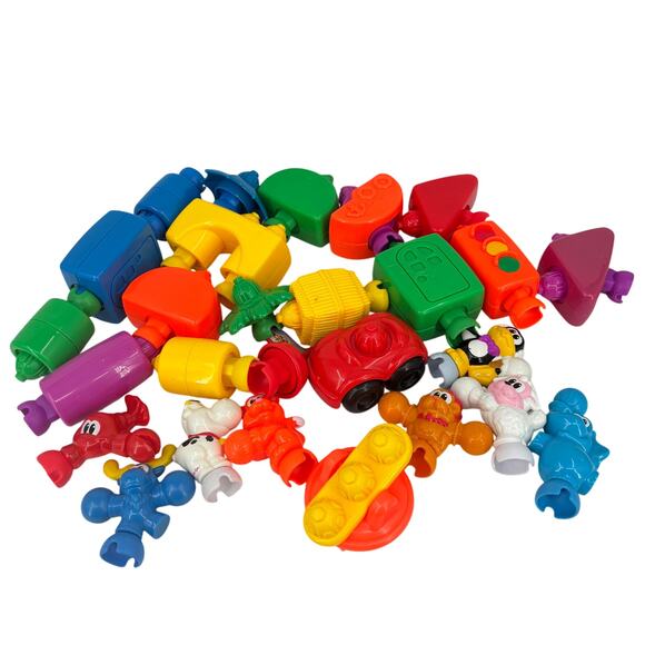 Fisher-Price | Toys | Fisher Price Poponz Building Blocks Animals Car ...